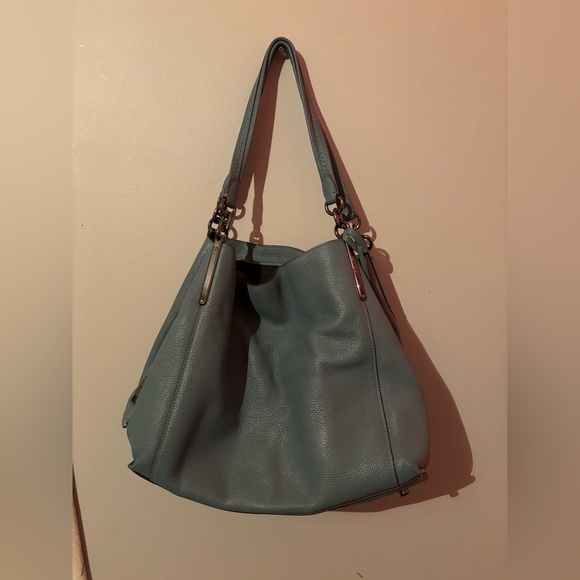 Coach | Bags | Coach Sky Blue Pebbled Leather Hobo Bag | Poshmark